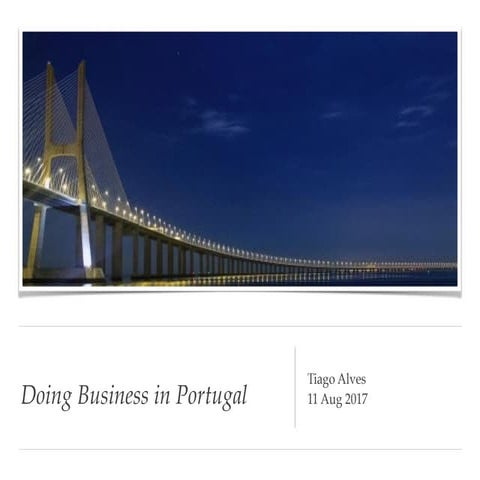 Doing Business in Portugal | PPTX