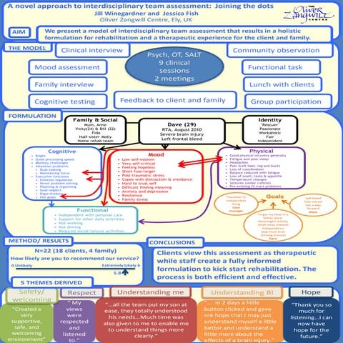 Interdisciplinary team assessment in holistic neuropsychological ...