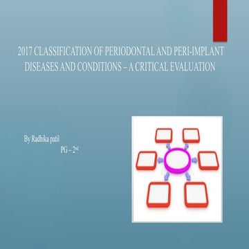 2017 classification of periodontal and periimplant diseases | PPTX