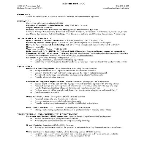 Dalton Dowdy Current Resume | DOCX