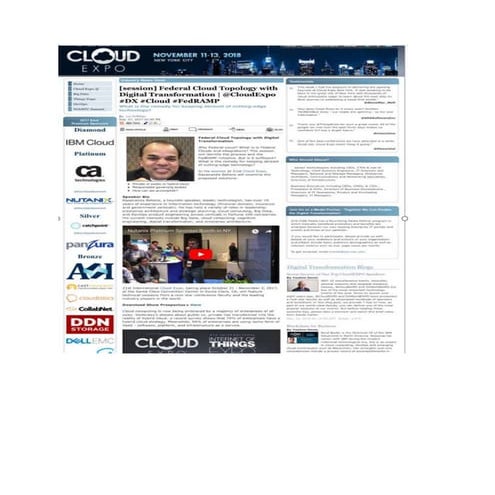 International Conference, June 6-8 2017 DXWorldExpo on digital ...