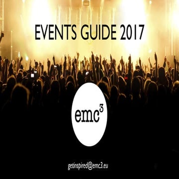 emc3 - Events Guide 2017 | PPT | Free Download