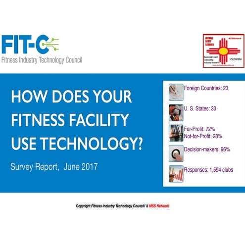 How Does Your Fitness Facility Use Technology In 2017 ? | PDF