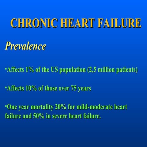 Chronic heart failure, prevalence incidence , statistics, epidemiology ...