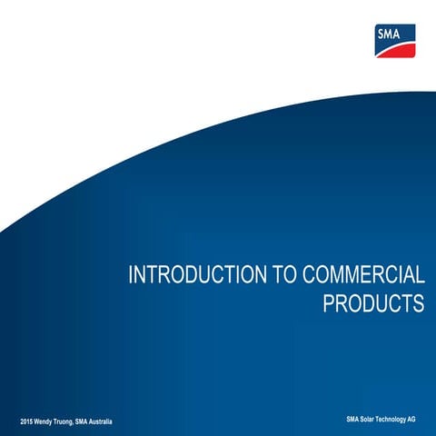 2017 intro to commercial products comms | PPTX
