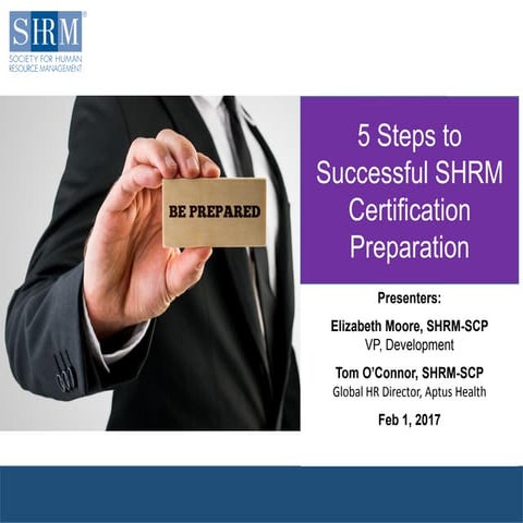 5 Successful Steps to SHRM Certification Preparation | PDF