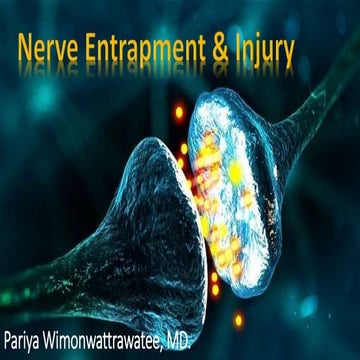 Nerve Entrapment & Injury for medical student 2017 | PPSX
