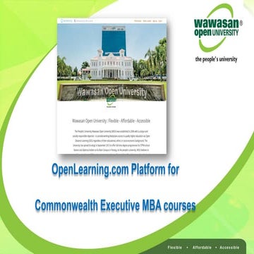 Delivering Online Courses using OpenLearning platform | PPT