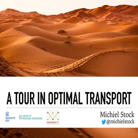 A tour in optimal transport | PDF