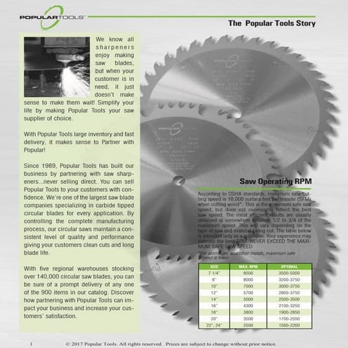 2017 popular tools catalog | PDF