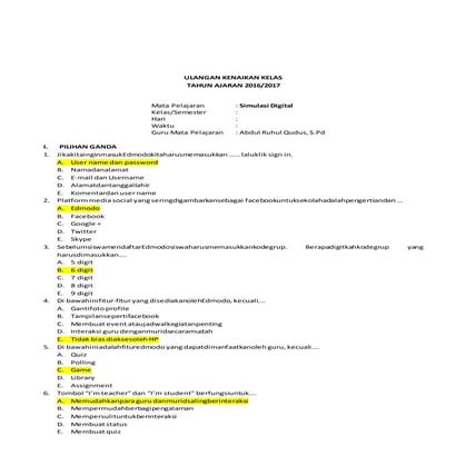 2017 simdig uts genap | PDF