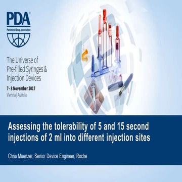 Assessing the tolerability of 5 and 15 second injections of 2 ml into ...