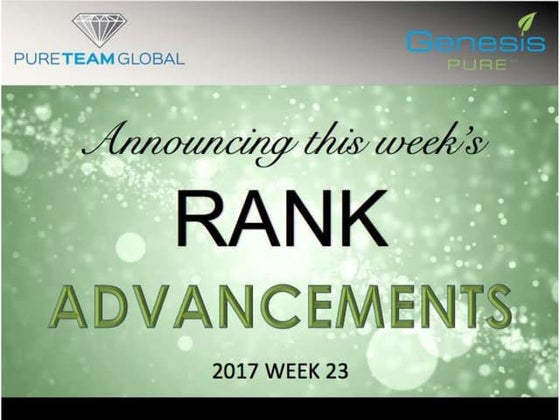 Pure Team Global - PURE Rank Advancements 2017 week 10 | PPT