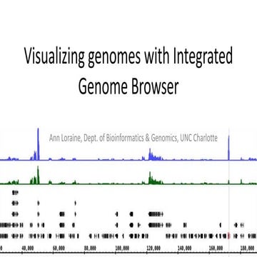 Visualize genomes with Integrated Genome Browser | PPT