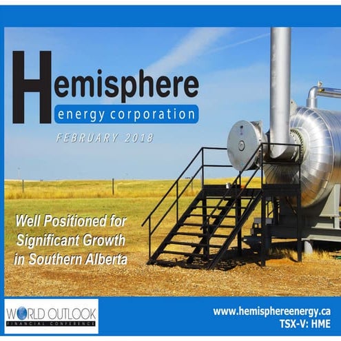 February 2018 Corporate Presentation - World Outlook Conference | PPT