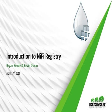 Apache Nifi Meetup Introduction To Nifi Registry Ppt 7469