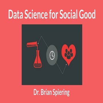 Data Science for Social Good | PDF | Non-Profit Organizations | Industries