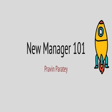 New Manager 101 - I have just been made a manager, help! | PDF | Career ...
