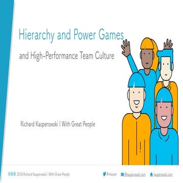Craft Conference 2018 - Power Games for High-performance Team Culture ...