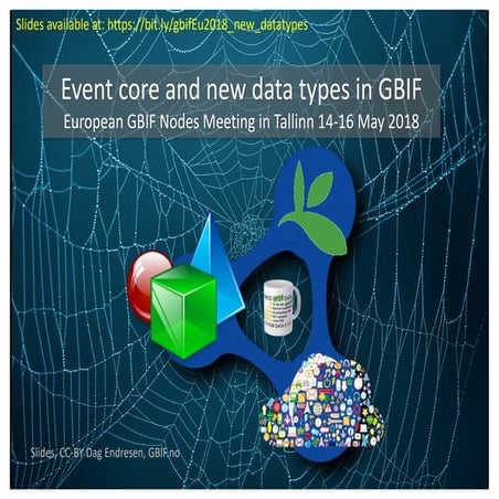 Event core and new datatypes in GBIF - 10th European GBIF Nodes Meeting ...