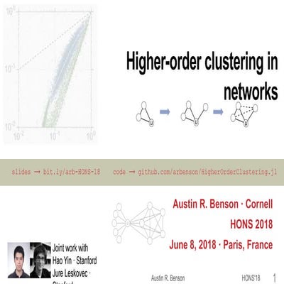 Higher-order clustering in networks | PPT