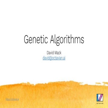 An introduction to Genetic Algorithms (Dublin Data Science) | PPTX ...