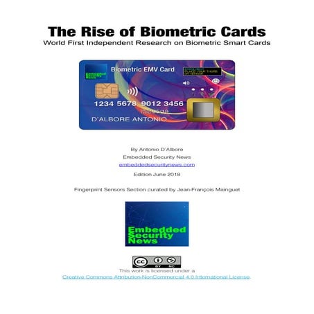 The Rise of Biometric Smart Cards - Edition June 2018 | PDF
