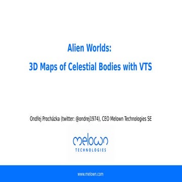 Alien Worlds: 3D Maps of Celestial Bodies with VTS | PDF