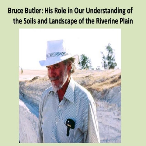 2018-08-31 - Tony Dare-Edwards - The life and work of Bruce Butler | PPTX