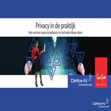 Privacy in de praktijk - AVG/GDPR seminar | PDF | Computing | Technology & Computing