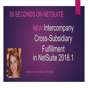 Cross Subsidiary Fulfillment In Netsuite | PPTX