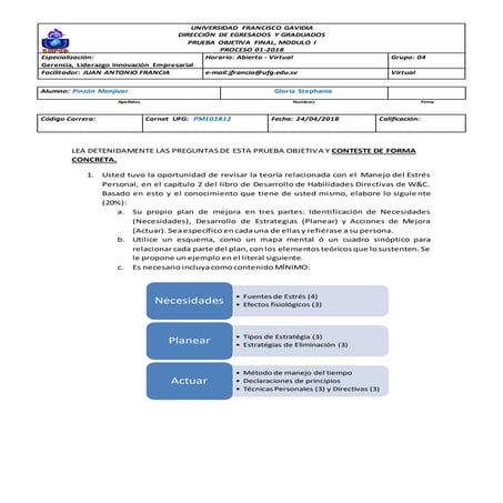 2018.04.19 prueba objetiva final v1 stephanie pinzon final | PDF
