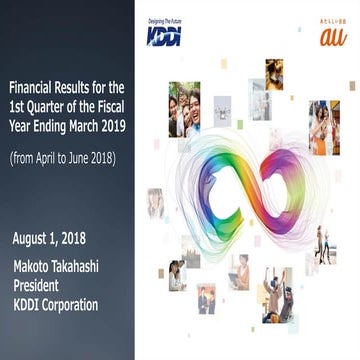 Financial Results for the First Quarter of the Fiscal Year Ending March ...