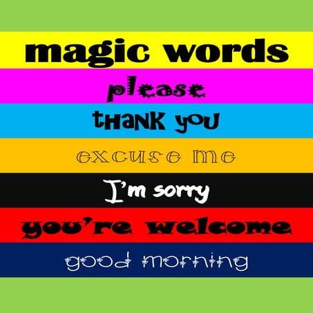 Magic Words Poster | PDF