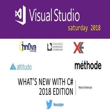 What is new in C# 2018 | PPT