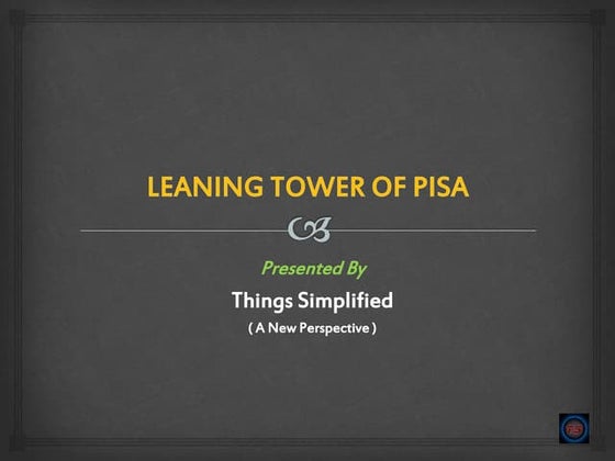 Leaning tower of Pisa (Case study)12.pptx