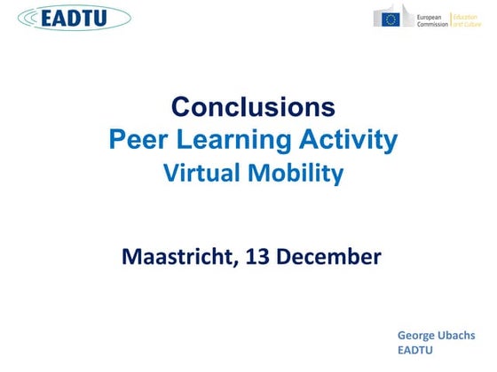 Educational framework: Virtual Mobility | PPT
