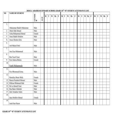 2018-G-10TH “B STUDENT ATTENDANCE LIST.docx