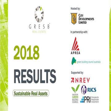 2018 GRESB Real Estate Results | Singapore | PPT