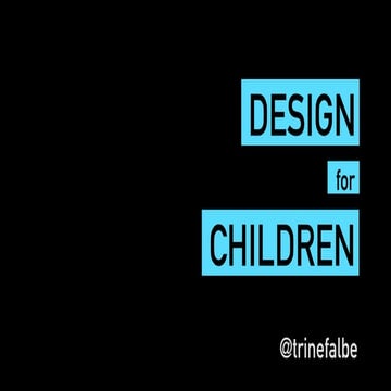 Designing for Children | PDF