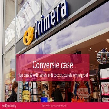 Conversiecase Primera: hoe data en A/B-testen leiden tot structurele ...