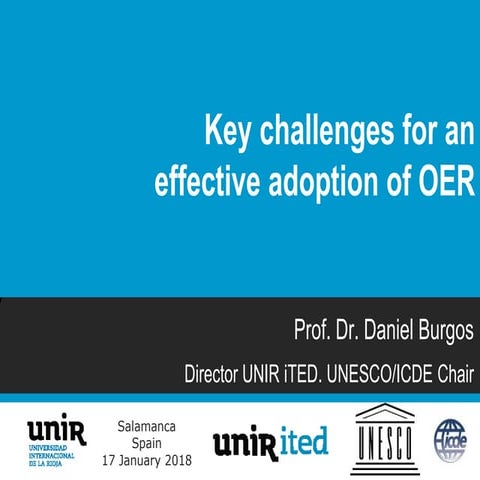 Key challenges for an effective adoption of OER | PDF