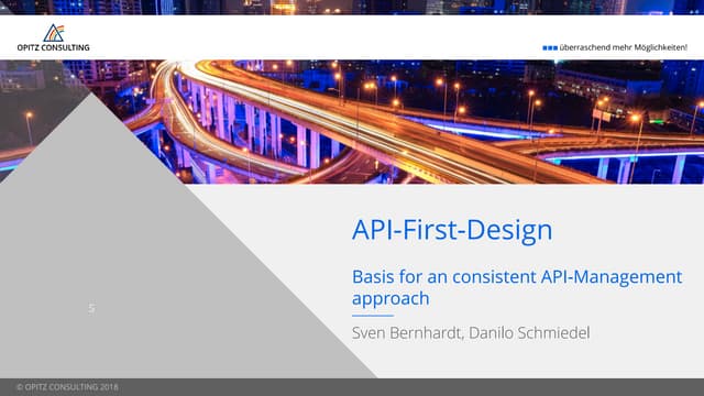 Api First Design Basis For An Consistent Api Management Approach Ppt