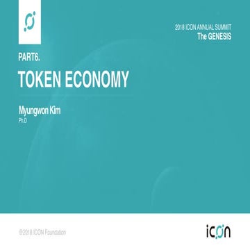 201801 ICON Annual Summit - Token Economy | PPT
