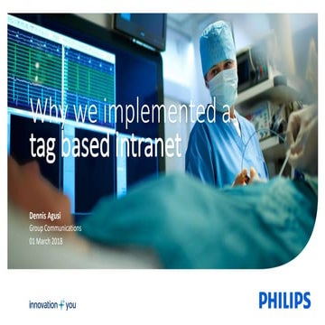 Why we implemented a tag based intranet - Philips | PDF