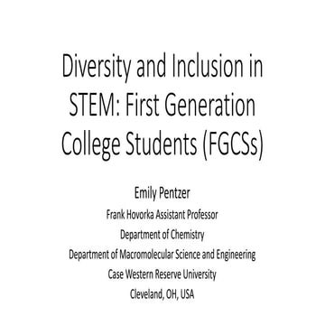 First Gen in STEM | PPTX | Undergraduate Education | College Education
