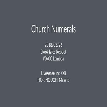 Church Numerals | PDF