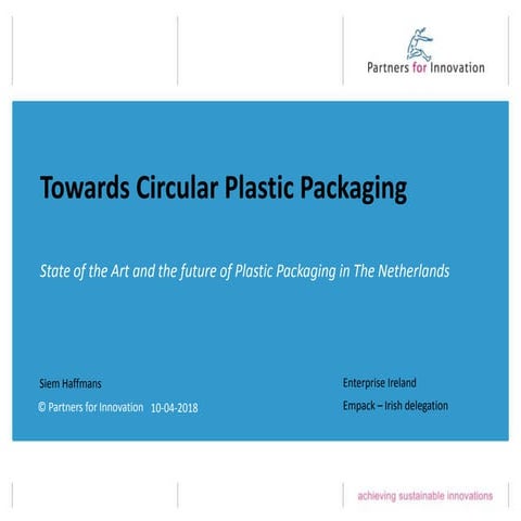 Towards Circular Plastic Packaging | PPTX