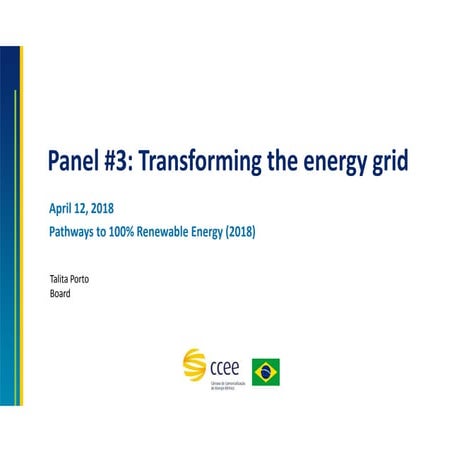 Panel #3: Transforming the energy grid (Califórnia) | PPT