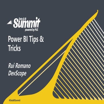 20200610 - Power BI Tips, Tricks & Hacks @ RADACAD | PDF